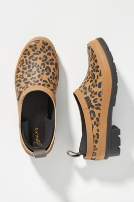 Joules Leopard Rain Clogs | Anthropologie