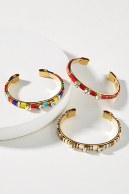 Chiclet Cuff Bracelet | Anthropologie