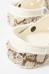 Crocs Snake-Printed Classic Clogs | Anthropologie