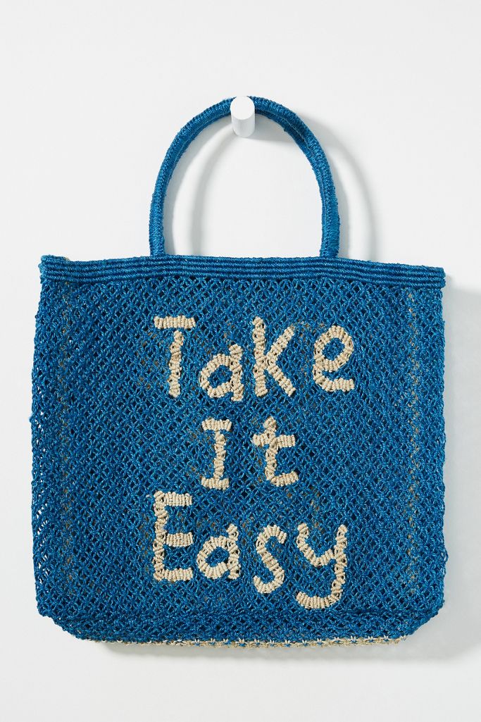 Take It Easy Woven Tote Bag | Anthropologie