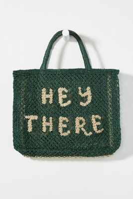 Hey There Woven Tote Bag | Anthropologie