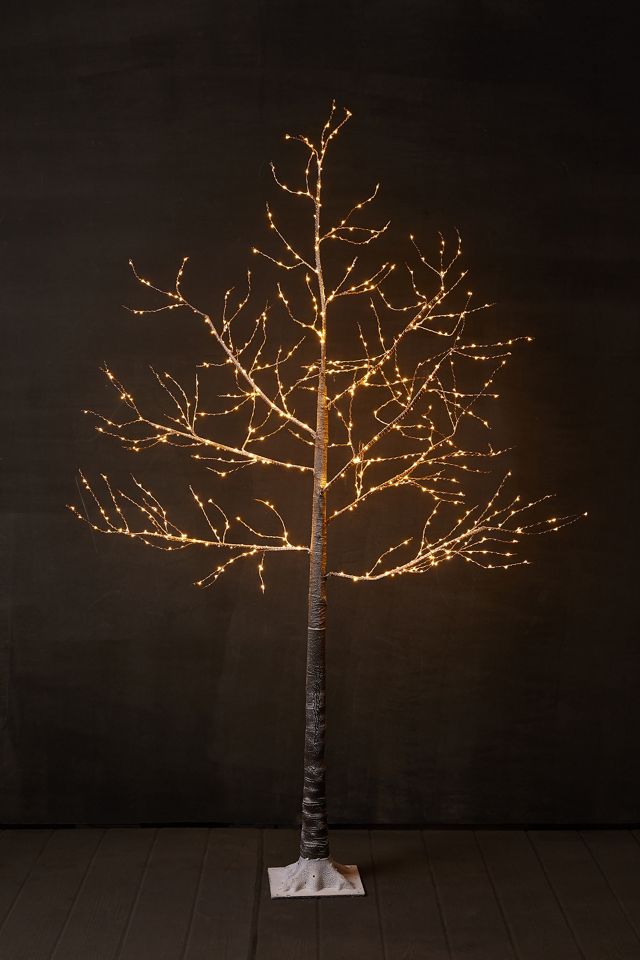 Faux Pre-Lit LED Wrapped Branch Tree | Anthropologie