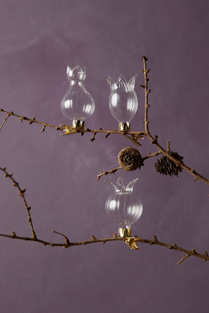 Glass Vase Clips, Set of 3 | Anthropologie