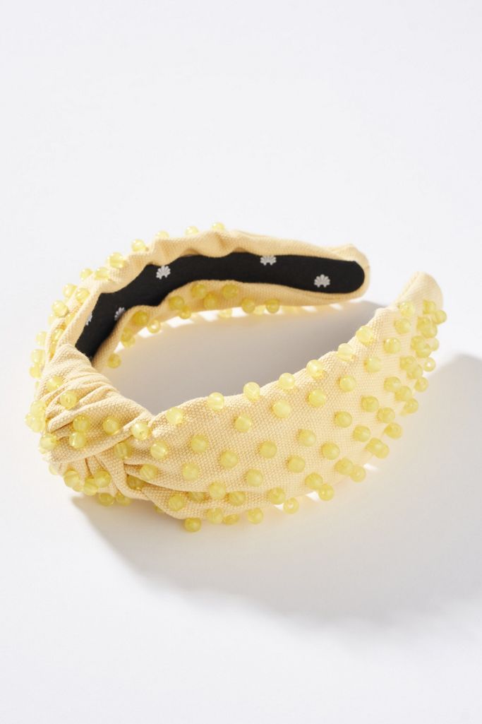Lele Sadoughi Lemon Knotted Headband | Anthropologie