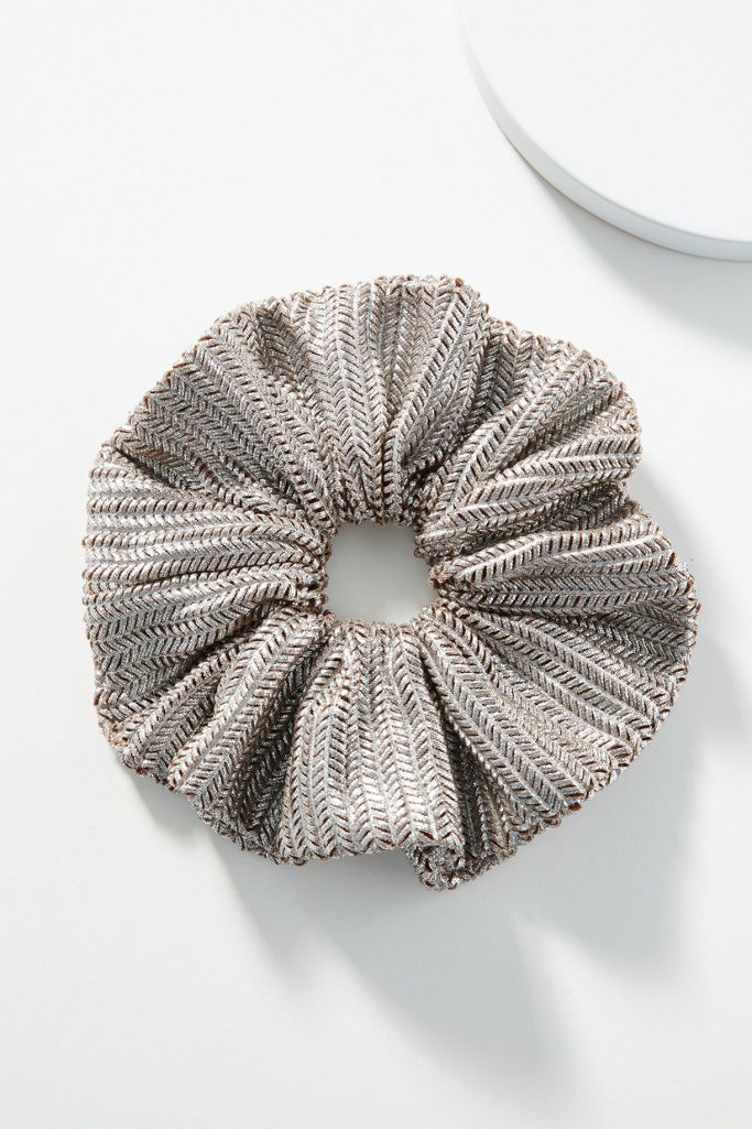Melinda Metallic Scrunchie | Anthropologie