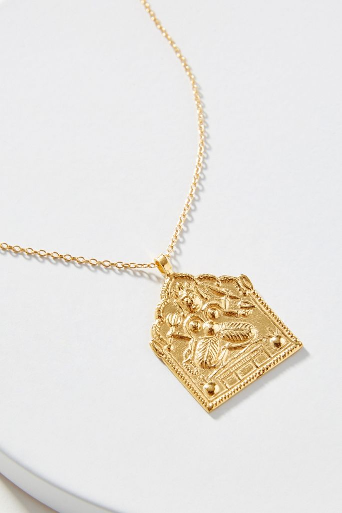 Goddess Charms Cosmic Pendant Necklace | Anthropologie