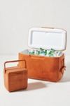 Sol&Luna Portable Leather-Wrapped Cooler | Anthropologie