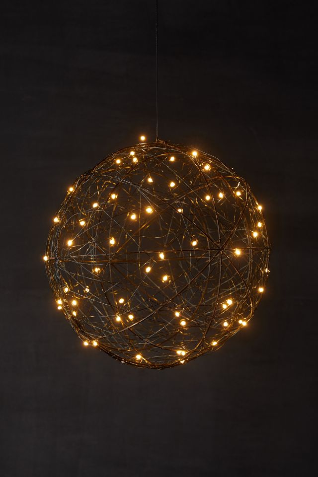 Big + Bright LED Wire Sphere | Anthropologie