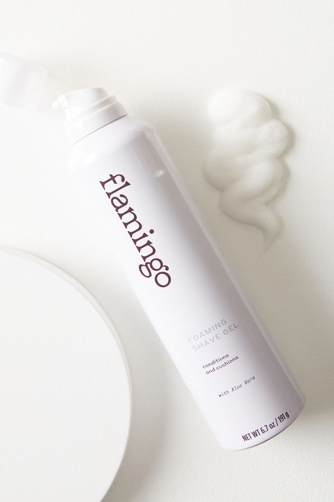 Flamingo Foaming Shave Gel | Anthropologie