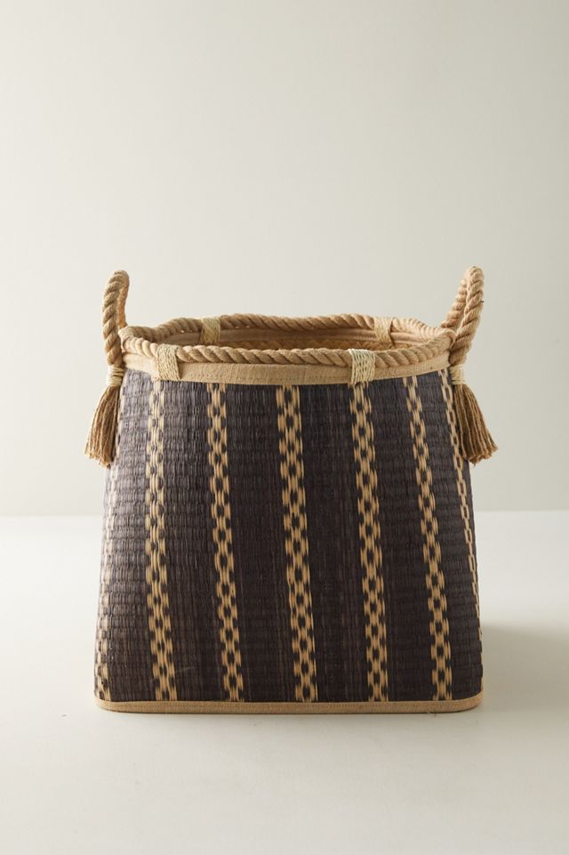 Geo Wicker Basket | Anthropologie
