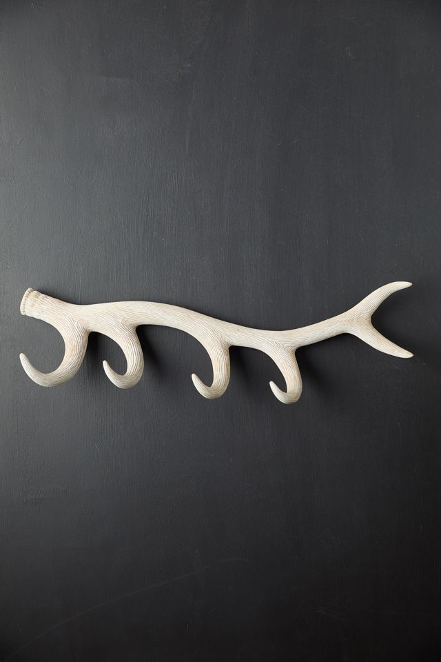 Wood Antler Hook Rack | Anthropologie