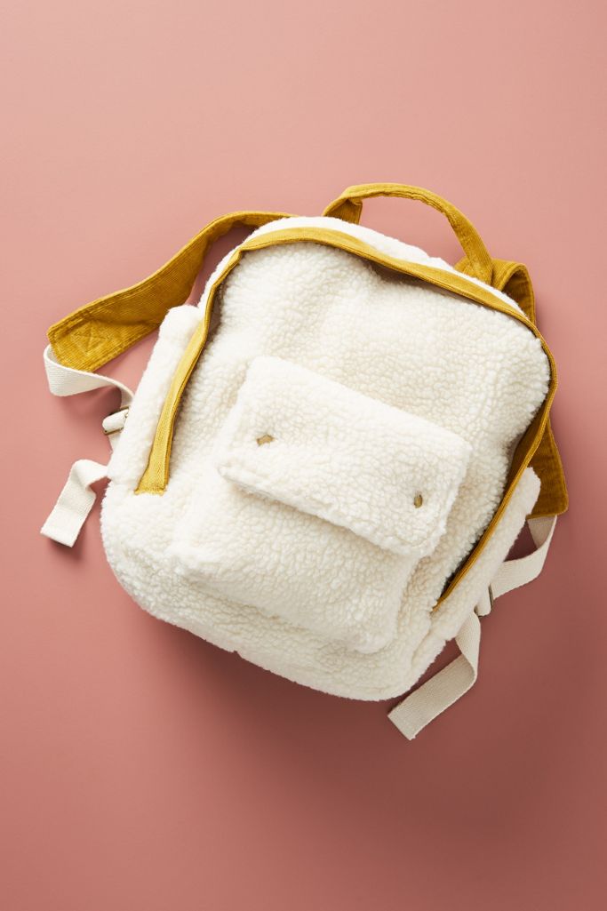 Faux Shearling Kids Backpack | Anthropologie