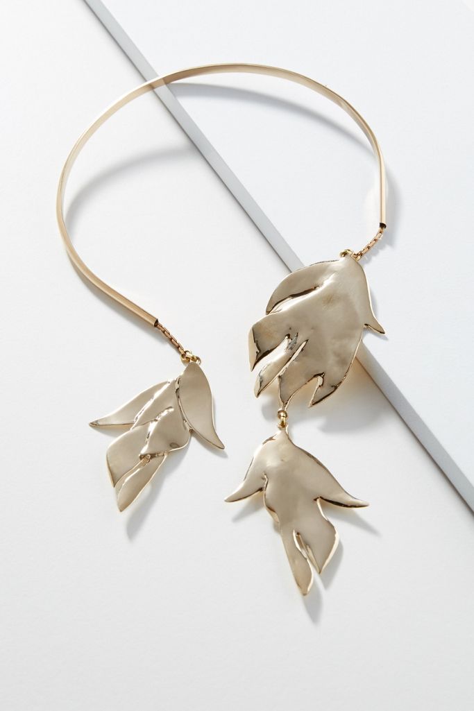 Castlecliff Willow Collar Necklace | Anthropologie