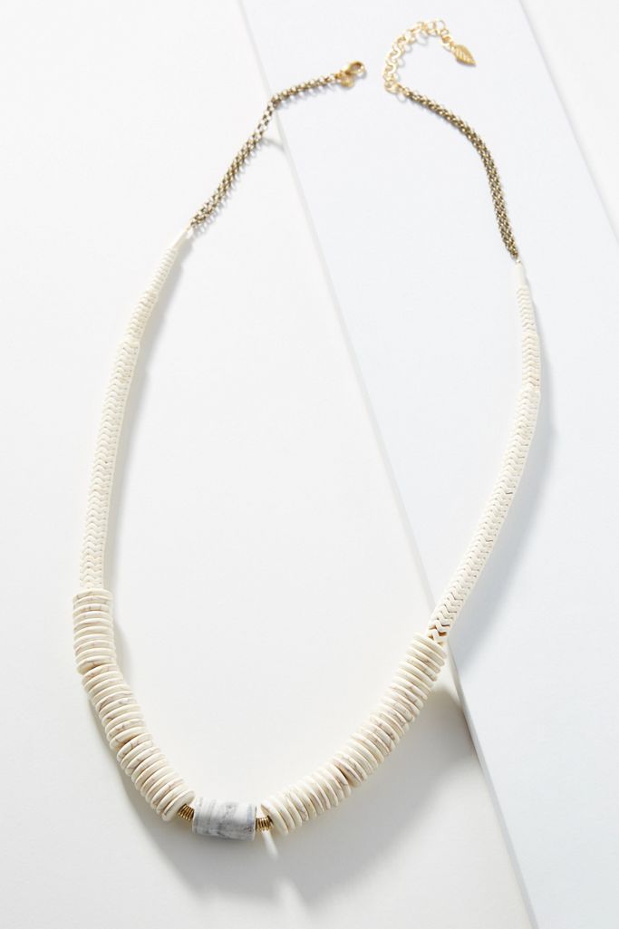 David Aubrey Beaded Statement Necklace | Anthropologie