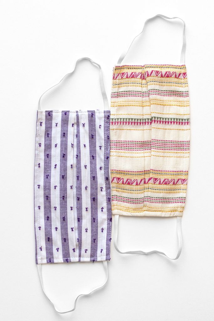 Amadi Patterned Reusable Ear Loop Face Mask | Anthropologie