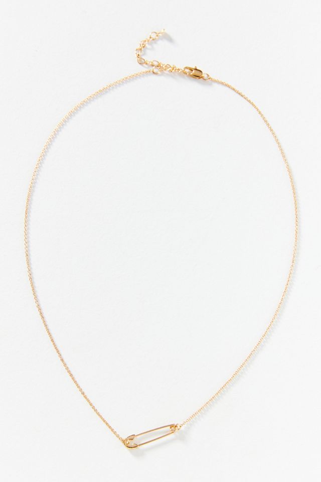 Safety Pin Necklace | Anthropologie