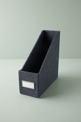 Indigo Magazine Holder | Anthropologie