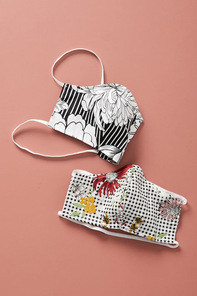 Printed Reusable Face Masks, Set of 2 | Anthropologie