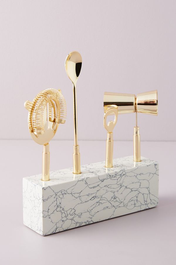 Set of 4 Tilly Bar Tools | Anthropologie UK