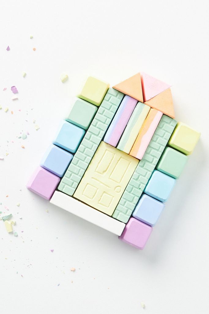 Castle Sidewalk Chalk, Set of 20 | Anthropologie