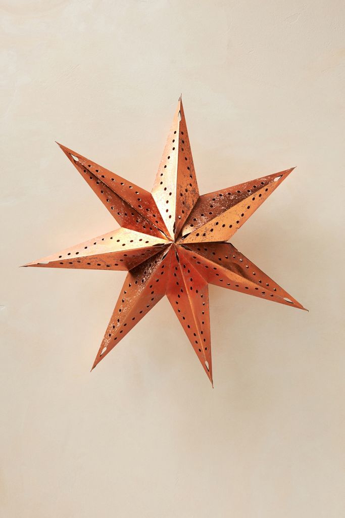 Metallic Paper Star | Anthropologie