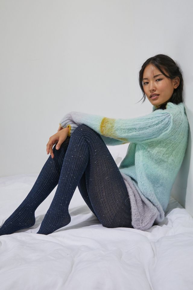 Rustic Cable-Knit Tights | Anthropologie