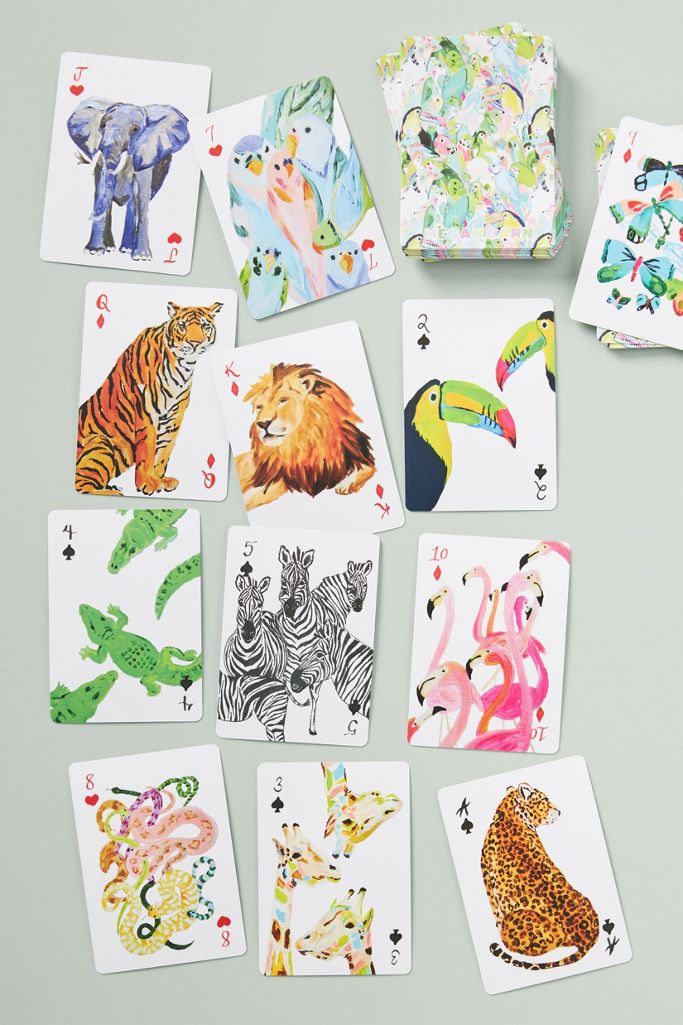 Safari Playing Cards | Anthropologie