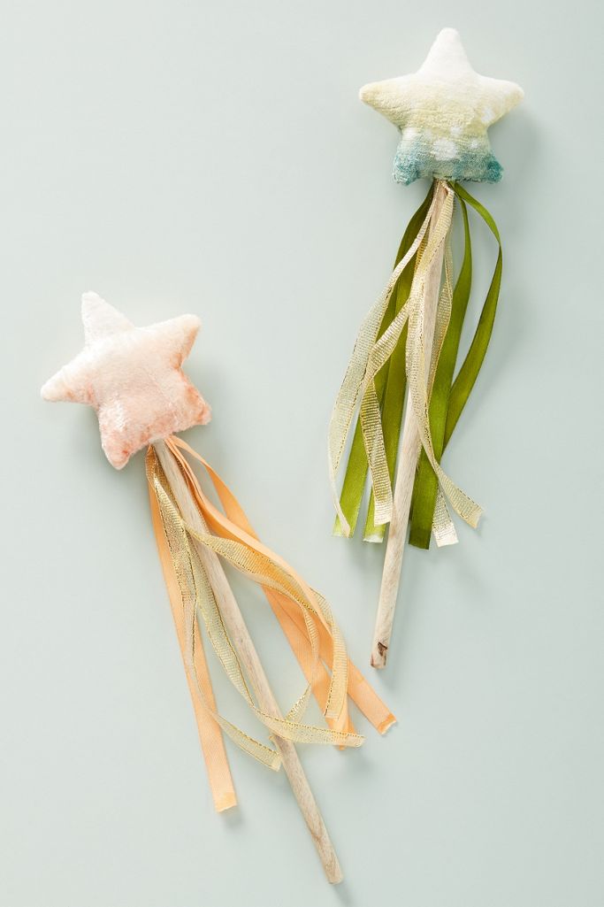 Flower-Dyed Velvet Magic Wand | Anthropologie