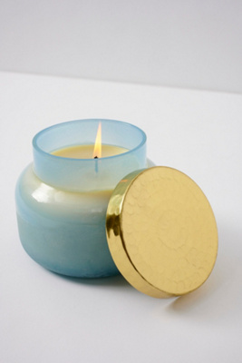 Capri Blue Mini Lagoon Seastone Glass Jar Candle | Anthropologie
