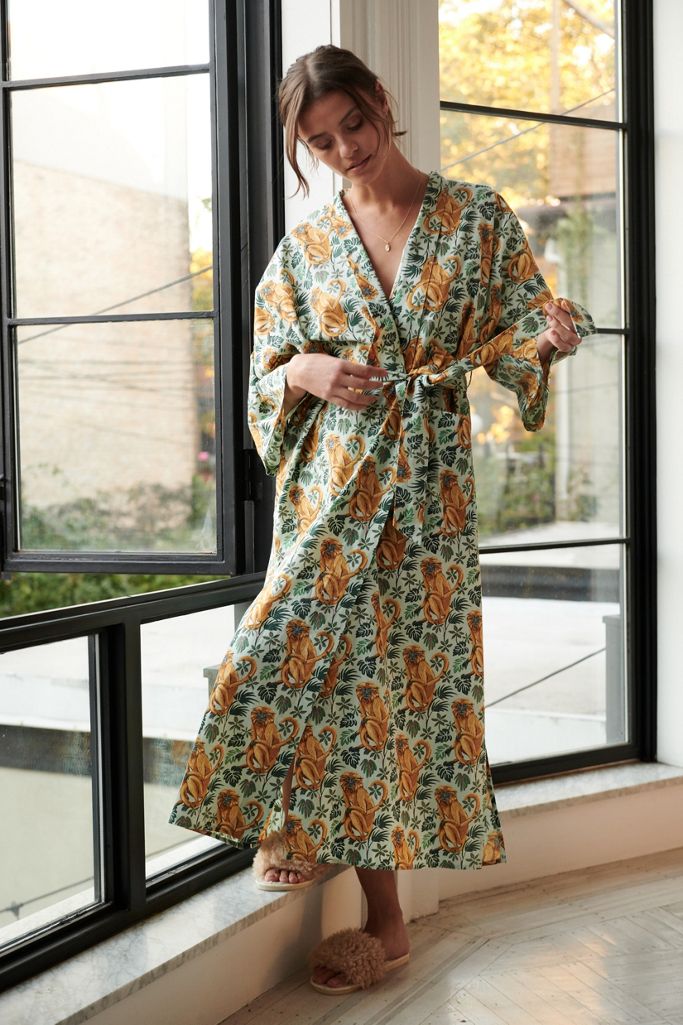 Tamarin Mint Robe | Anthropologie