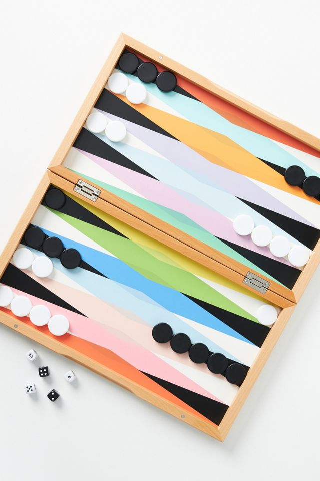 Colorplay Backgammon Game | Anthropologie