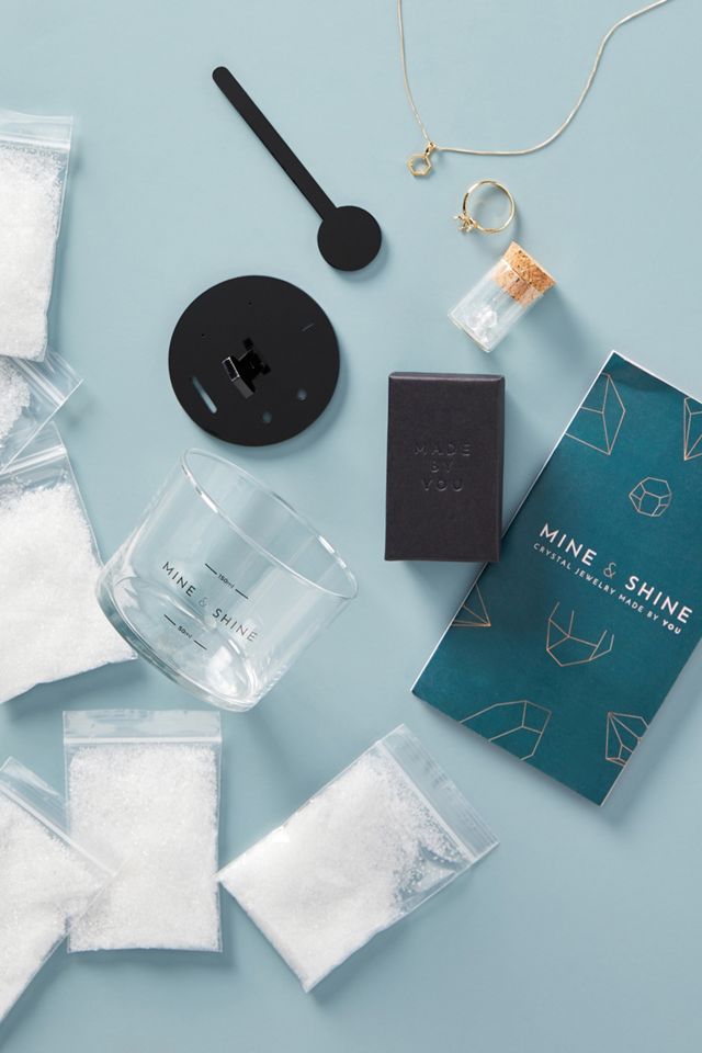 DIY Crystal Growing 14K Gold Jewelry Kit | Anthropologie