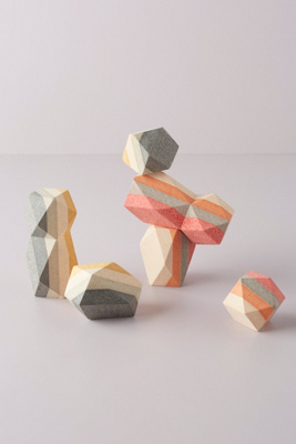 Geo Stacking Rock Toys | Anthropologie
