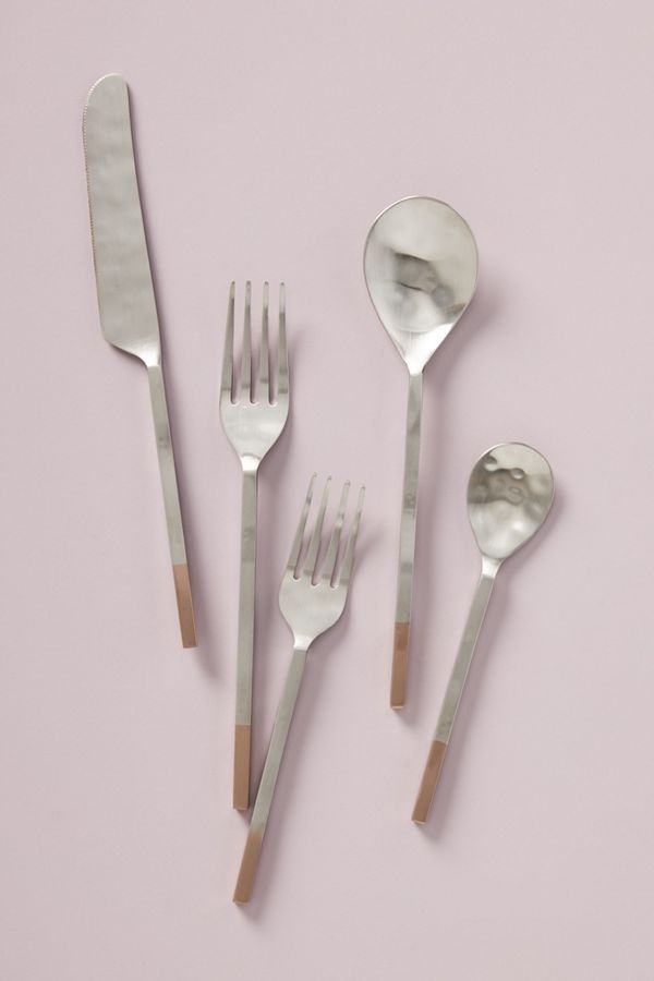 Hutton Two-Tone Flatware | Anthropologie UK