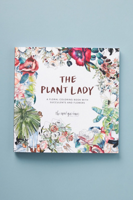 The Plant Lady Coloring Book | Anthropologie