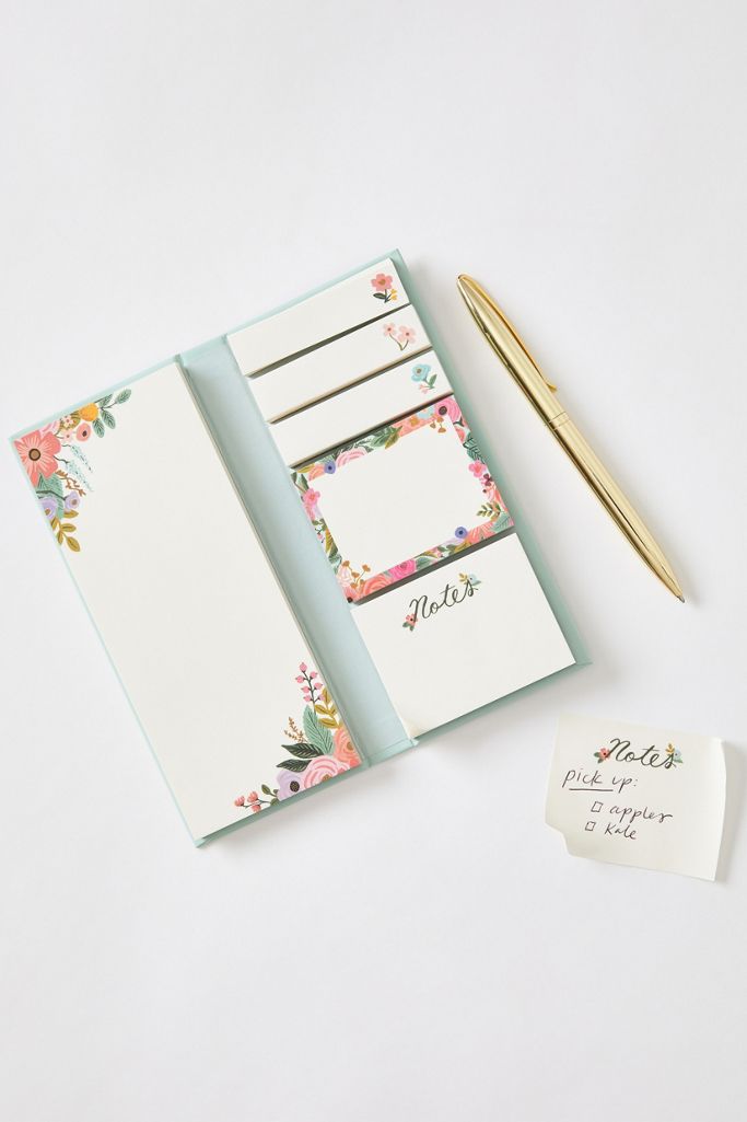 Rifle Paper Co. Garden Party Sticky Note Folio | Anthropologie