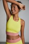 James Colorblocked Longline Sports Bra | Anthropologie