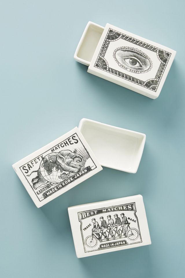Candy Relics Porcelain Matchbox | Anthropologie
