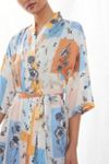 Floral Patchwork Robe | Anthropologie