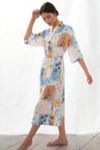 Floral Patchwork Robe | Anthropologie