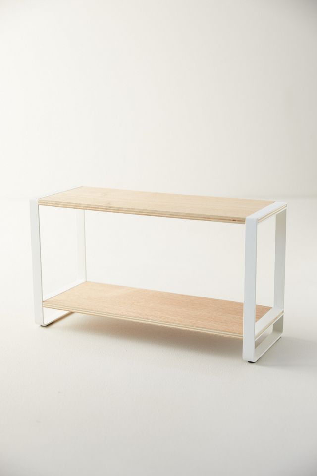 Wood + Steel Tabletop Shelf | Anthropologie