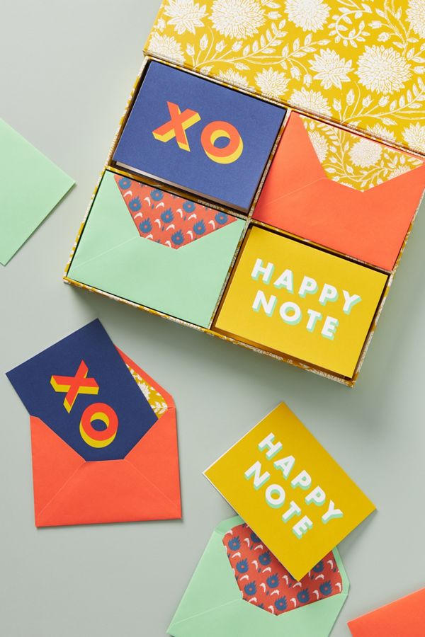 Set of 3 Pencil & Paper Co. Happy Note Journals | Anthropologie UK
