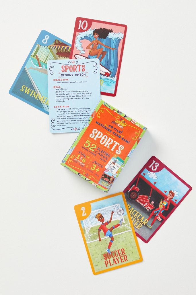 Sports Go Fish! Matching Card Game | Anthropologie