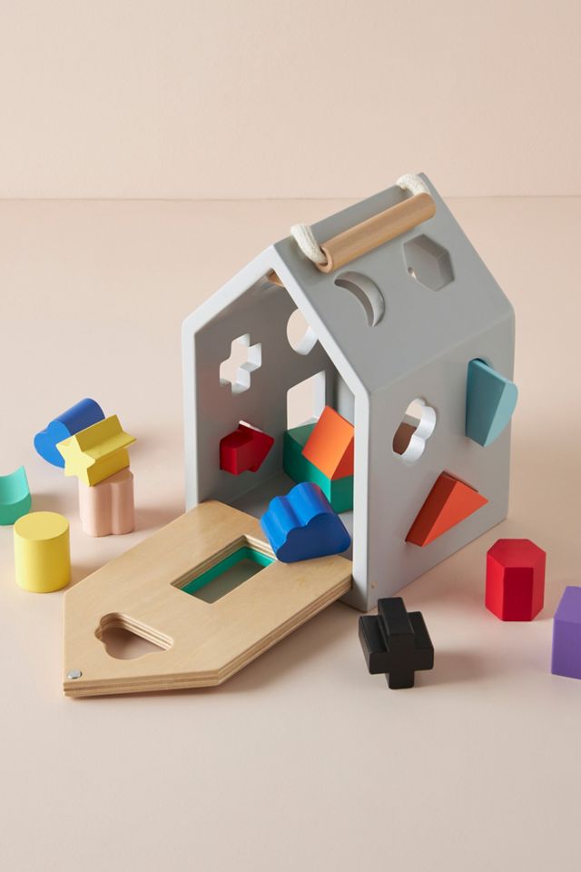 House Shape Sorter Toy Set | Anthropologie