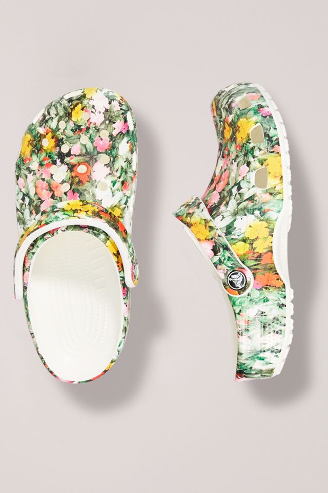 Crocs Classic Floral Clogs | Anthropologie