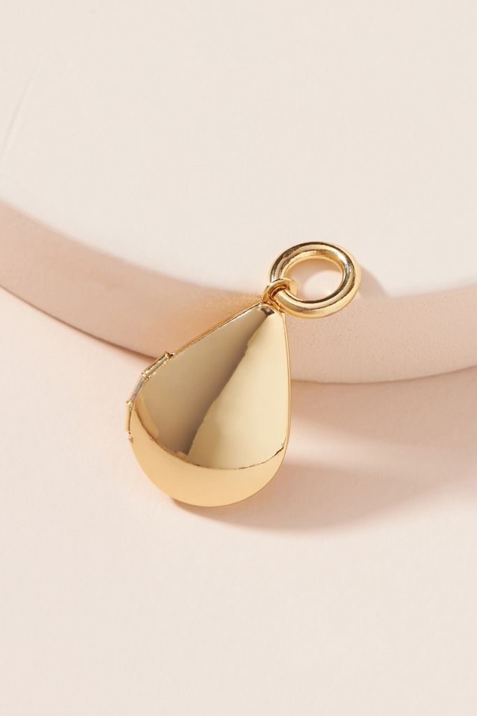Build-A-Necklace Teardrop Locket Charm | Anthropologie