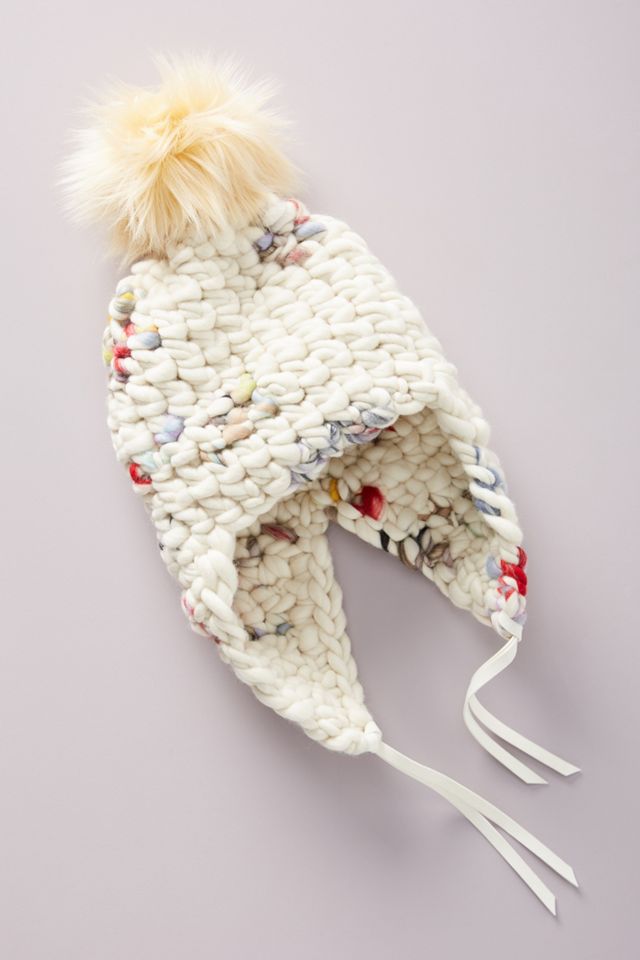 Mischa Lampert Pommed Wool Hat | Anthropologie