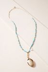 Ava Turquoise Locket Necklace | Anthropologie