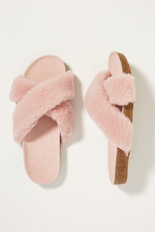 Splendid Rozi Shearling Slippers | Anthropologie