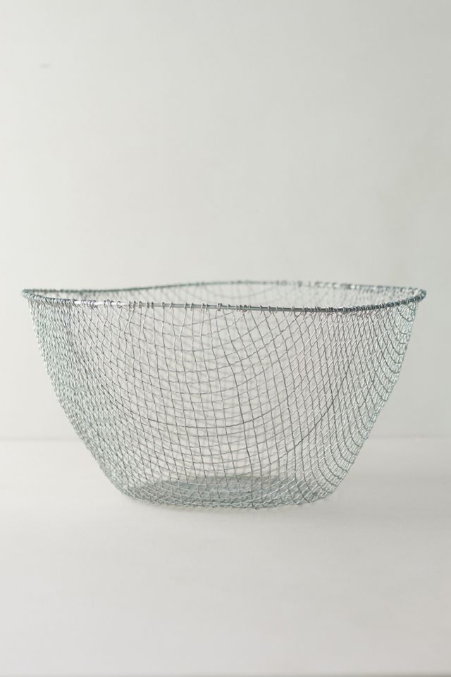 Woven Wire Storage Basket | Anthropologie